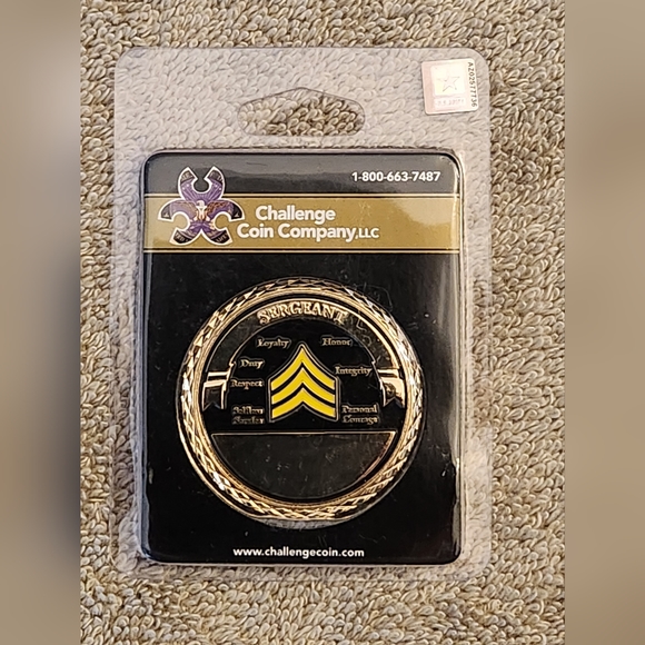 Other | Us Army Sergeant Challenge Coin Nwt | Poshmark